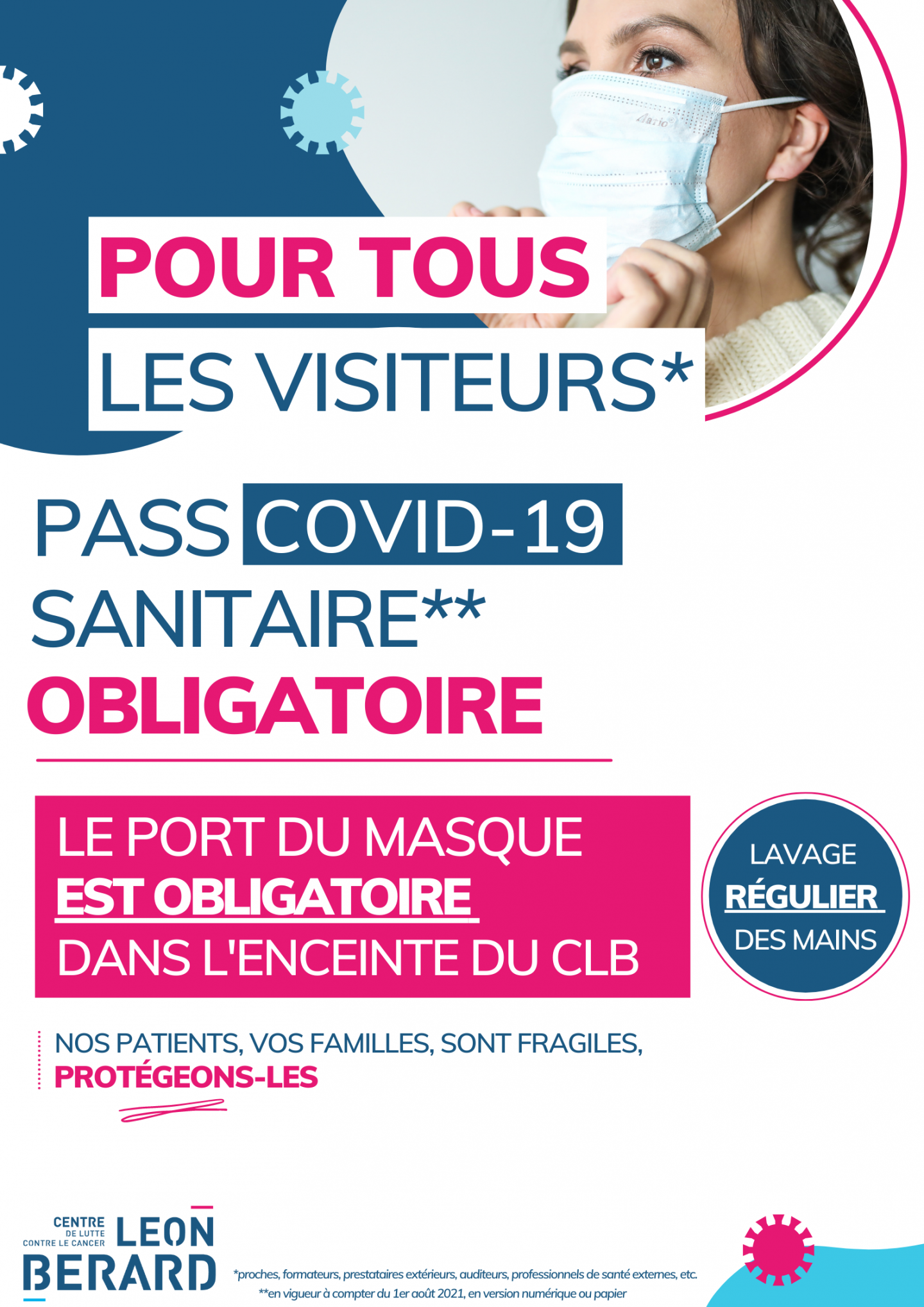 Covid-19 : nouvelles consignes pour les visiteurs et accompagnants à ...