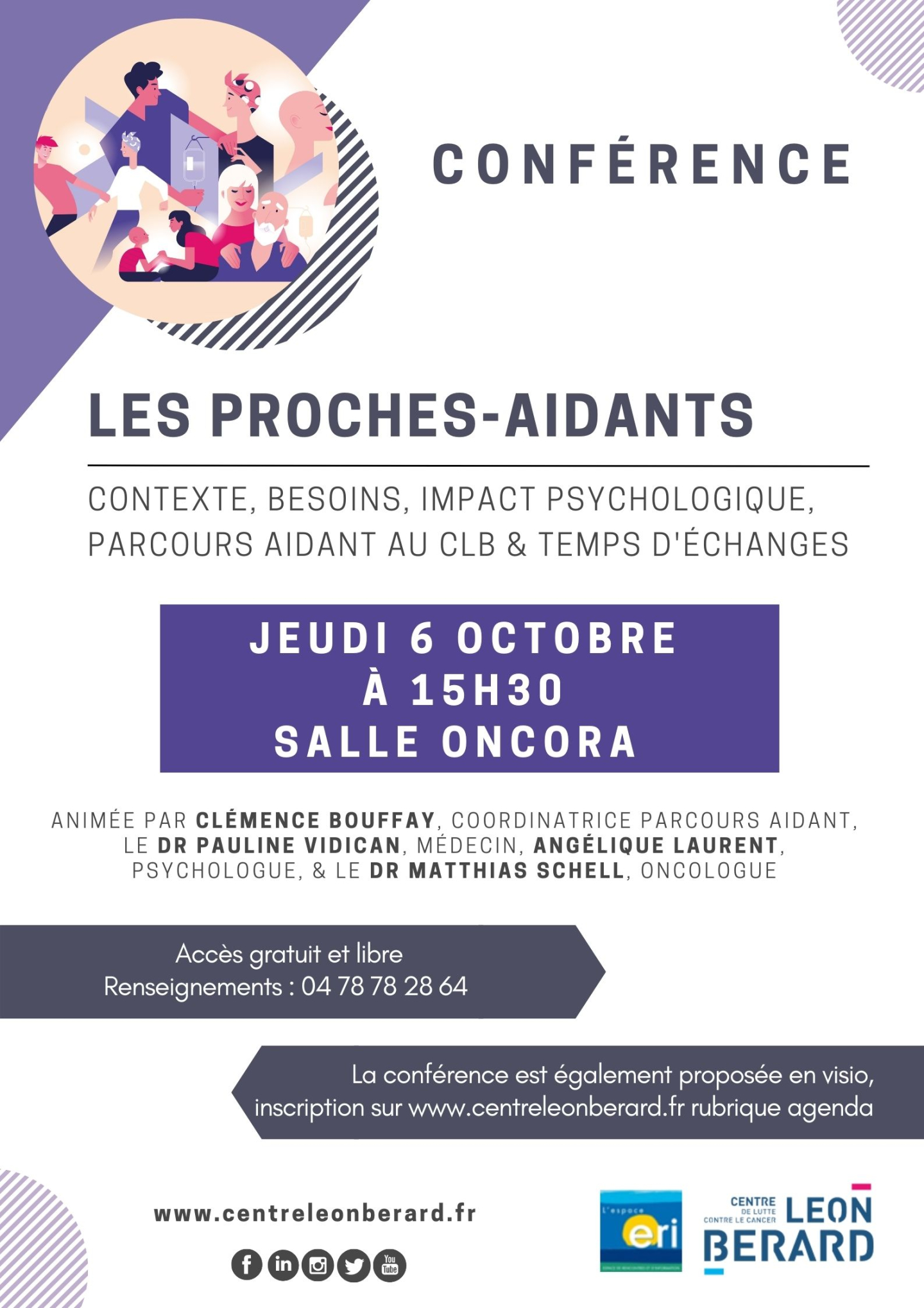 Conférence "Les proches aidants" | Centre Léon Bérard