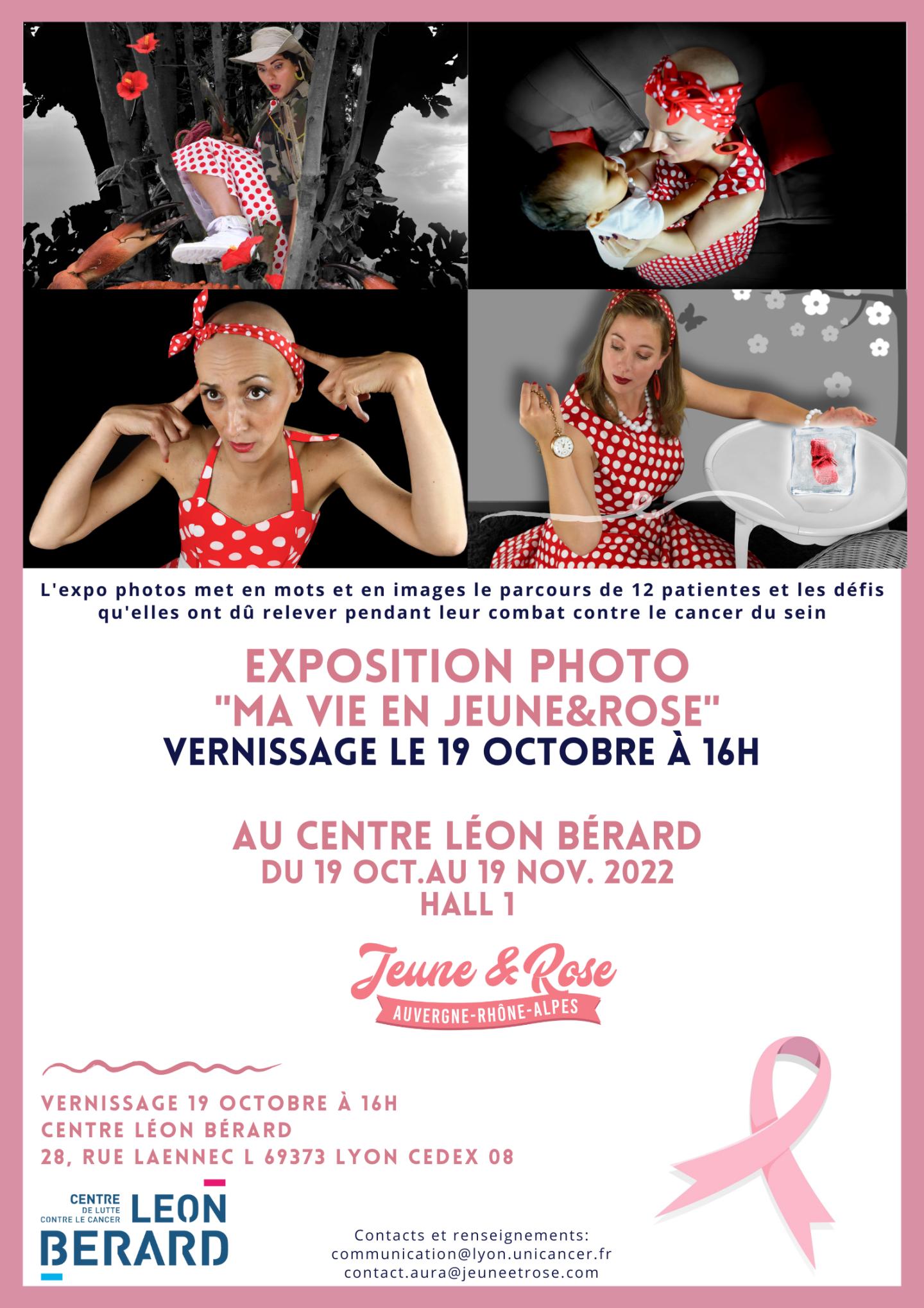 Exposition photos "Ma vie en jeune & rose" | Centre Léon Bérard